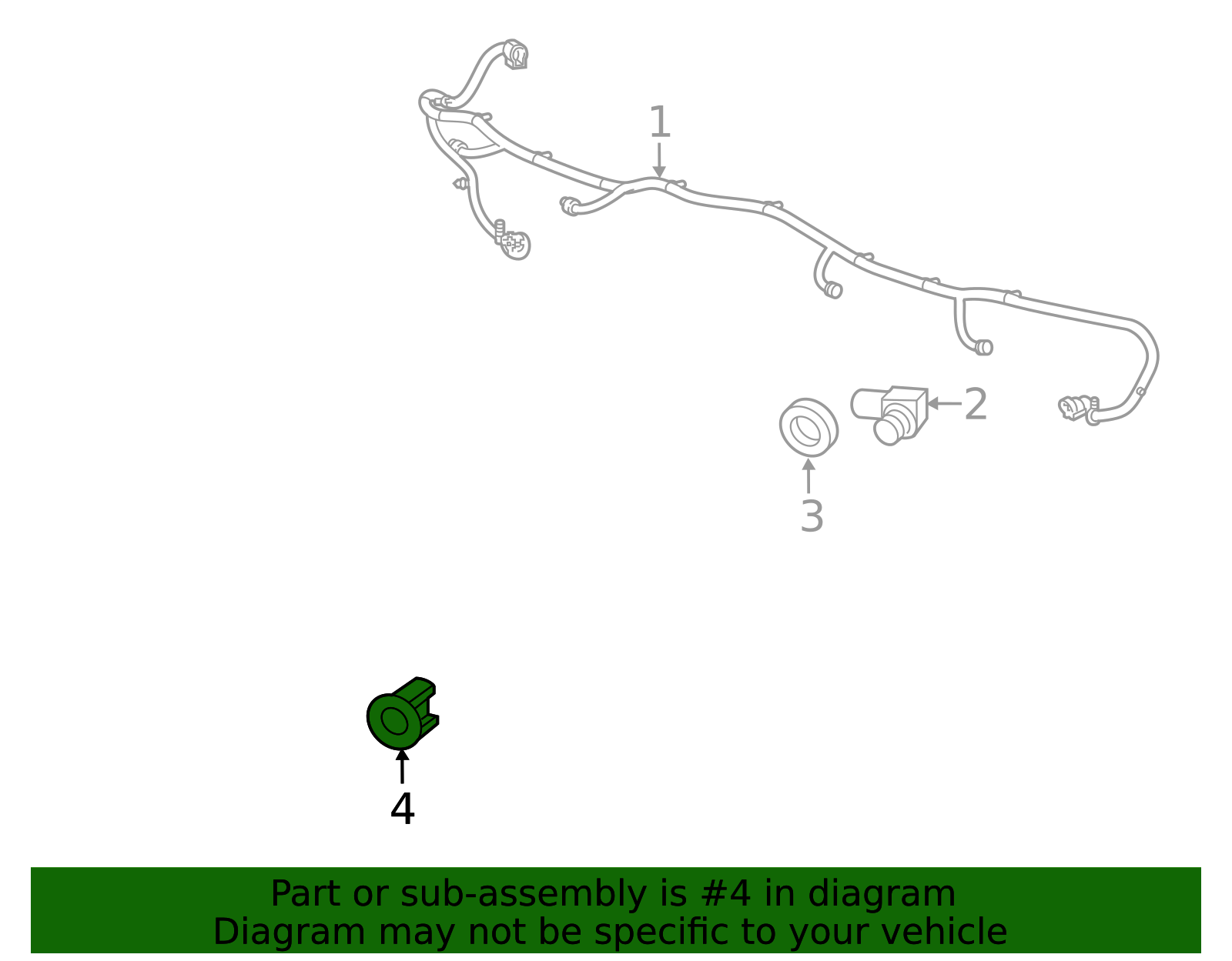 2020-2023 GM Front Parking Assist Alarm Sensor Bracket 19419612 ...