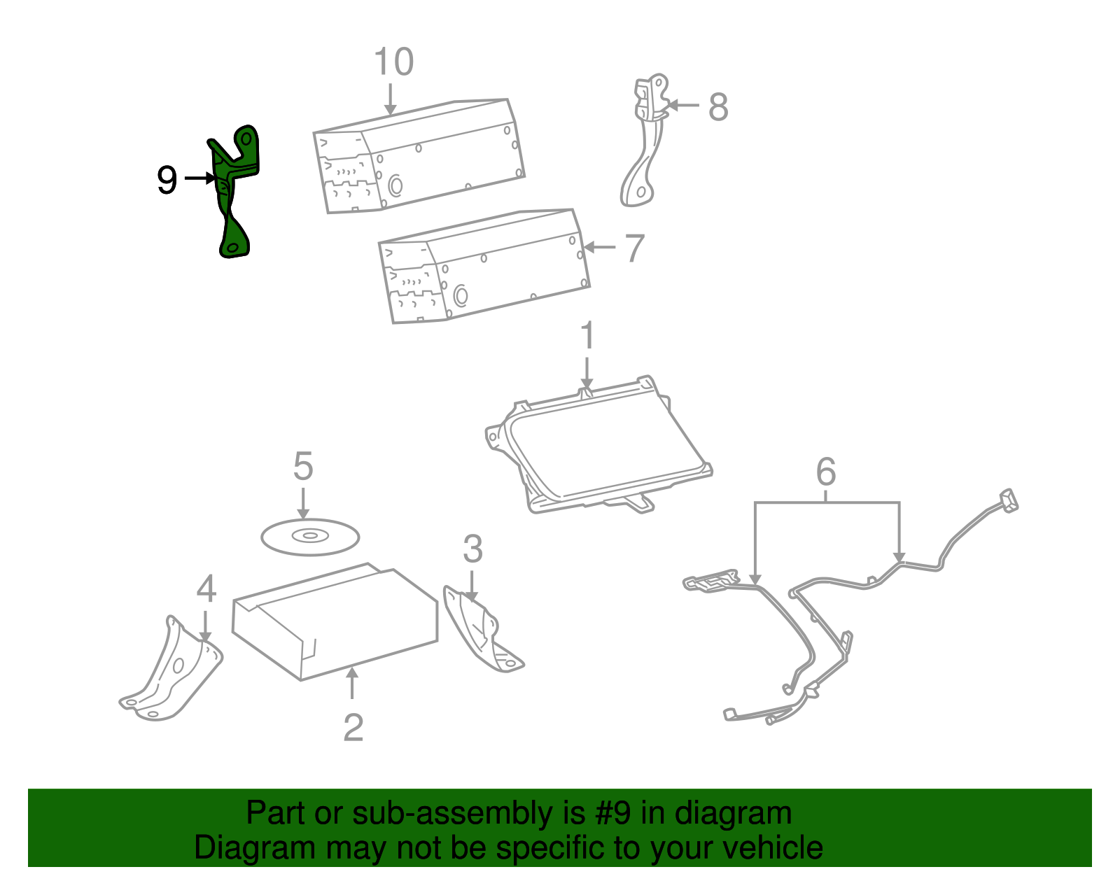 86274-0E020 - 2010 Lexus - Module Mount Bracket | My L Parts