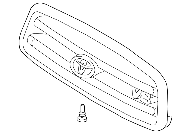 2002-2004 Toyota Sequoia 2002-2004 Toyota Sequoia - Grille 53100-0C040 ...