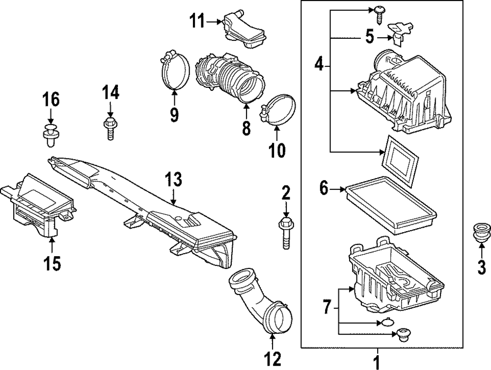 17753-F2050 - Inlet Duct 2022-2024 Toyota | Longo Toyota Parts