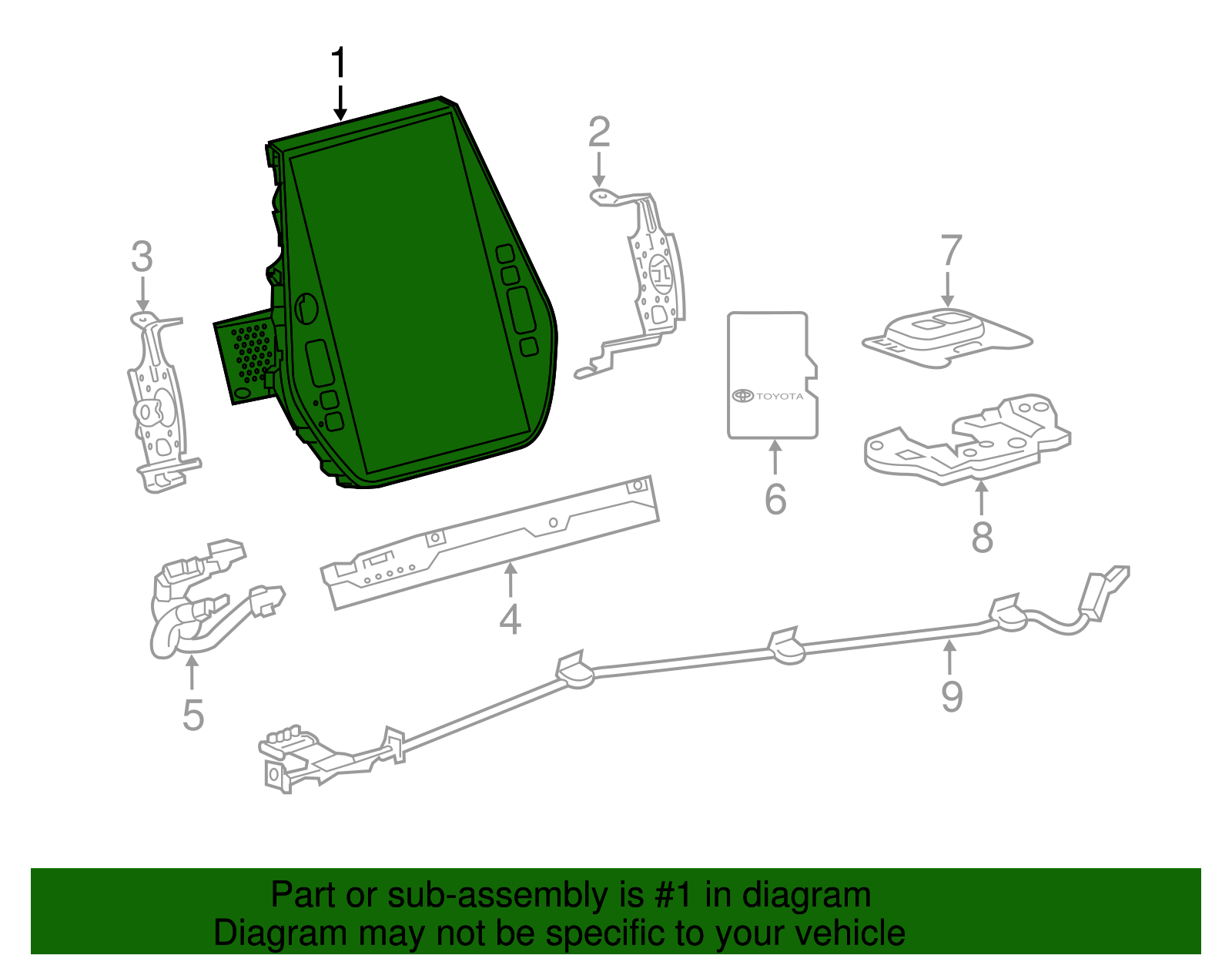 86804-47530 - Display Unit 2019-2020 Toyota | Toyota San Diego Parts
