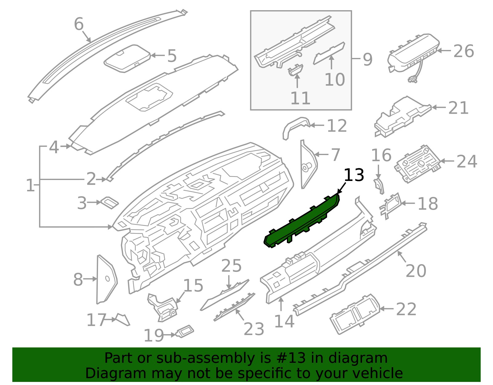 2018-2024 Lincoln Navigator Trim Molding NL7Z-7804338-AA | Ford OEM ...