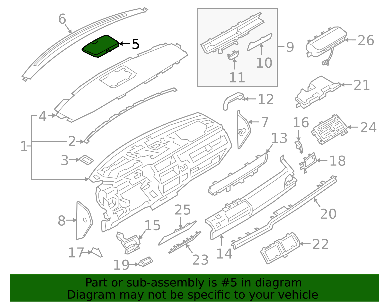 JL7Z-18978-BF - Speaker Grille | Dealer Auto Parts