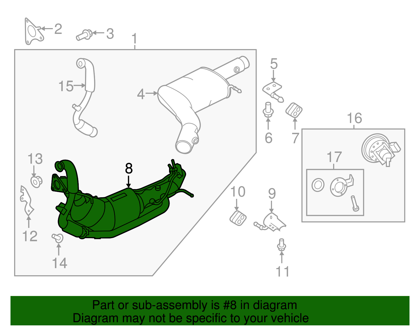 Genuine Diesel Particulate Filter for 2016-2021 Land Rover | Land Rover ...