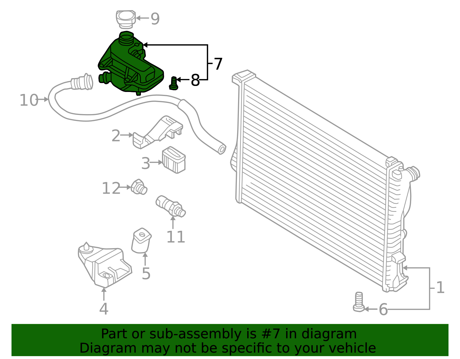 17107514964 - 1999-2003 BMW Expansion Tank (17-10-7-514-964) | BMW of ...
