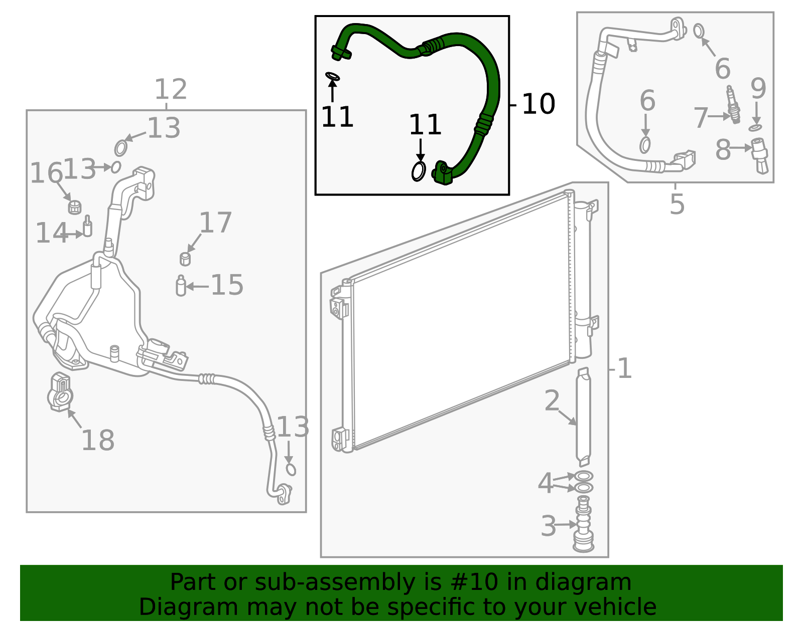 2020-2025 GM Suction Hose 60008238 | Courtesy Parts