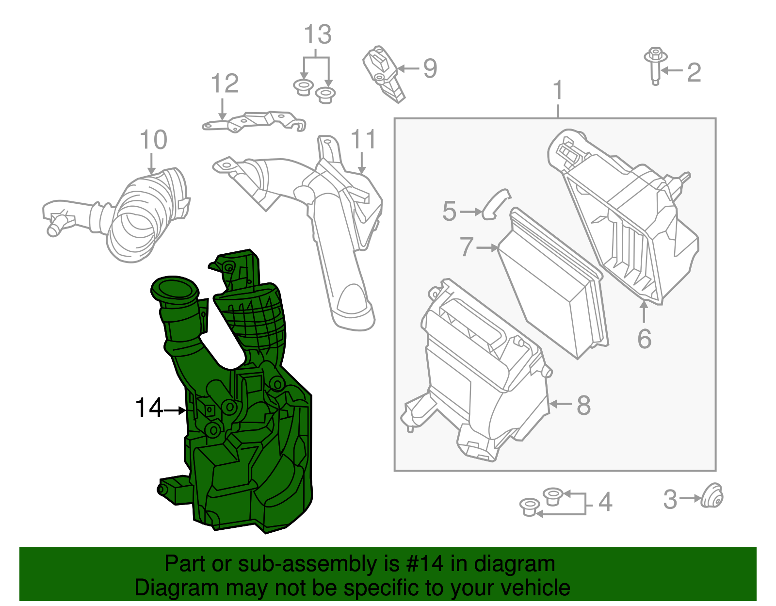 2013-2019 Nissan Sentra Resonator 16554-3RC2A | OEM Parts Online