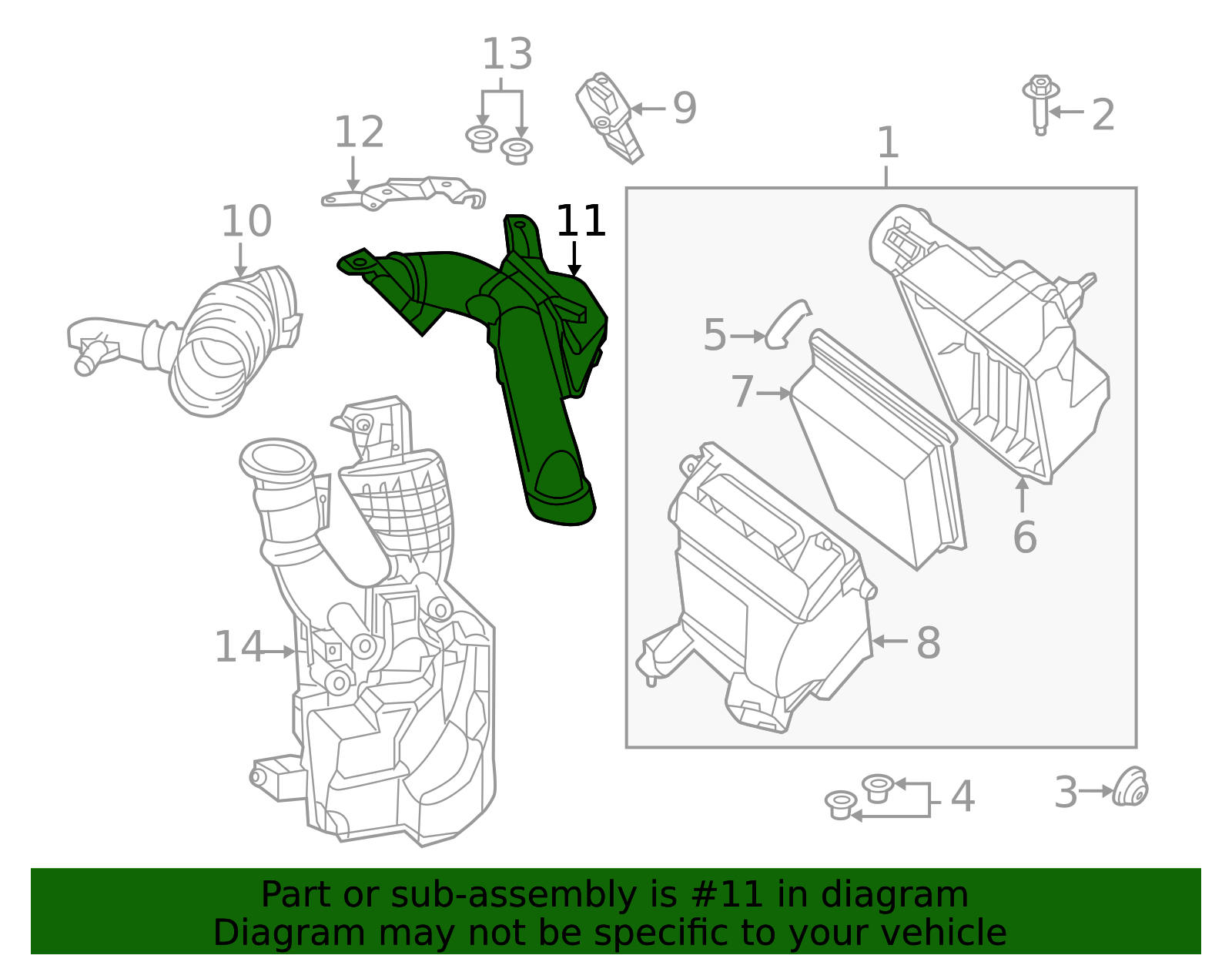 16554-3RC2B - Rear Duct Official Nissan Parts Store