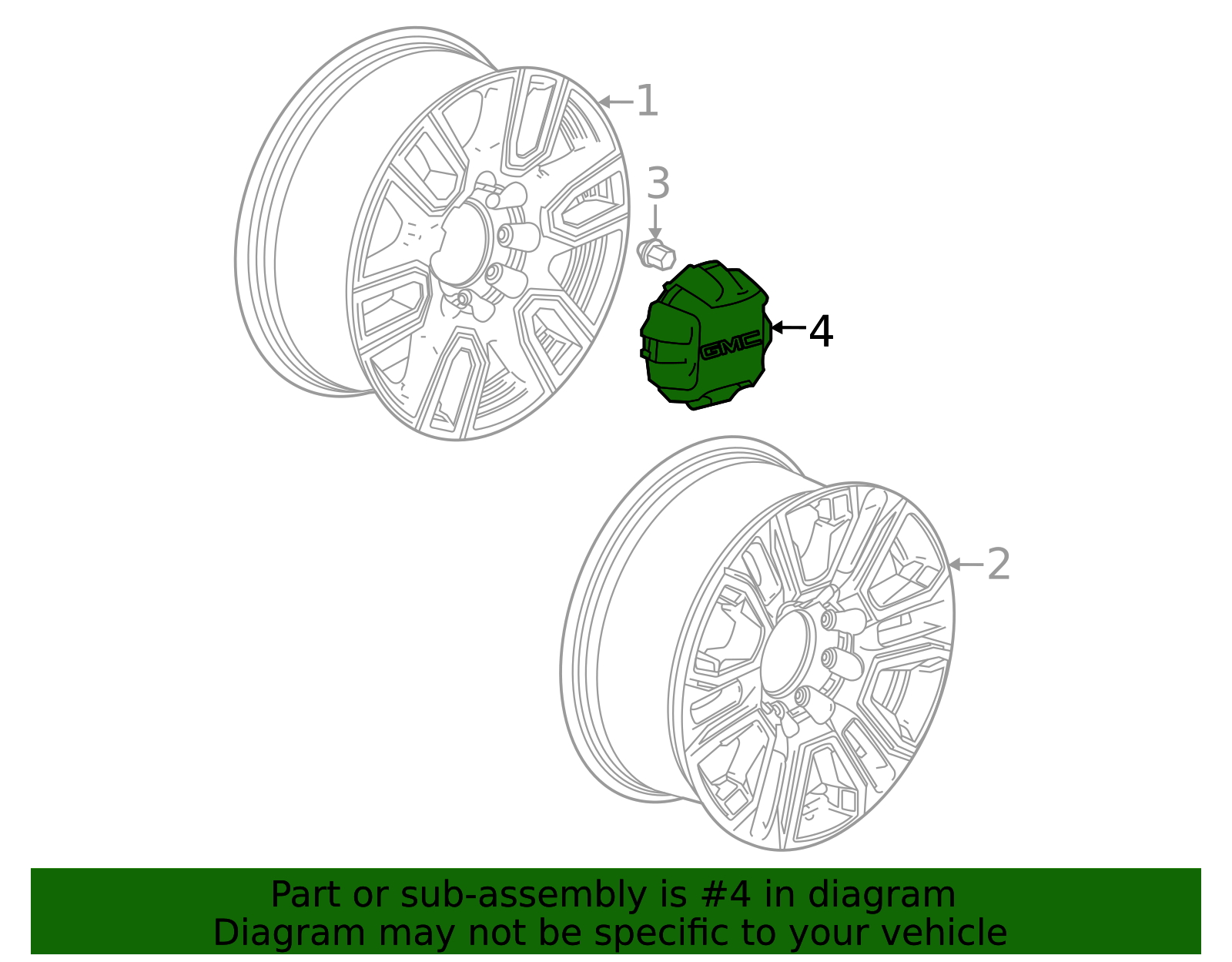 2025 GM Wheel, Alloy 87839696 | Shop Matick Buick GMC