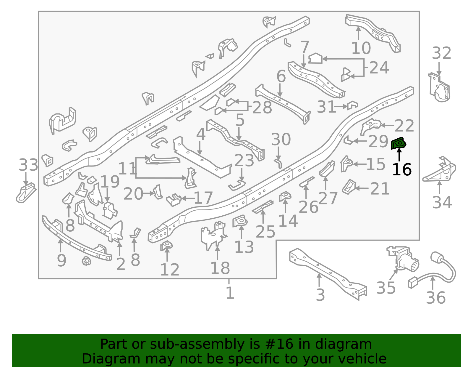 95152-1LA0A - High-Quality Body Mount Cushion Bracket for 2017-2024 ...