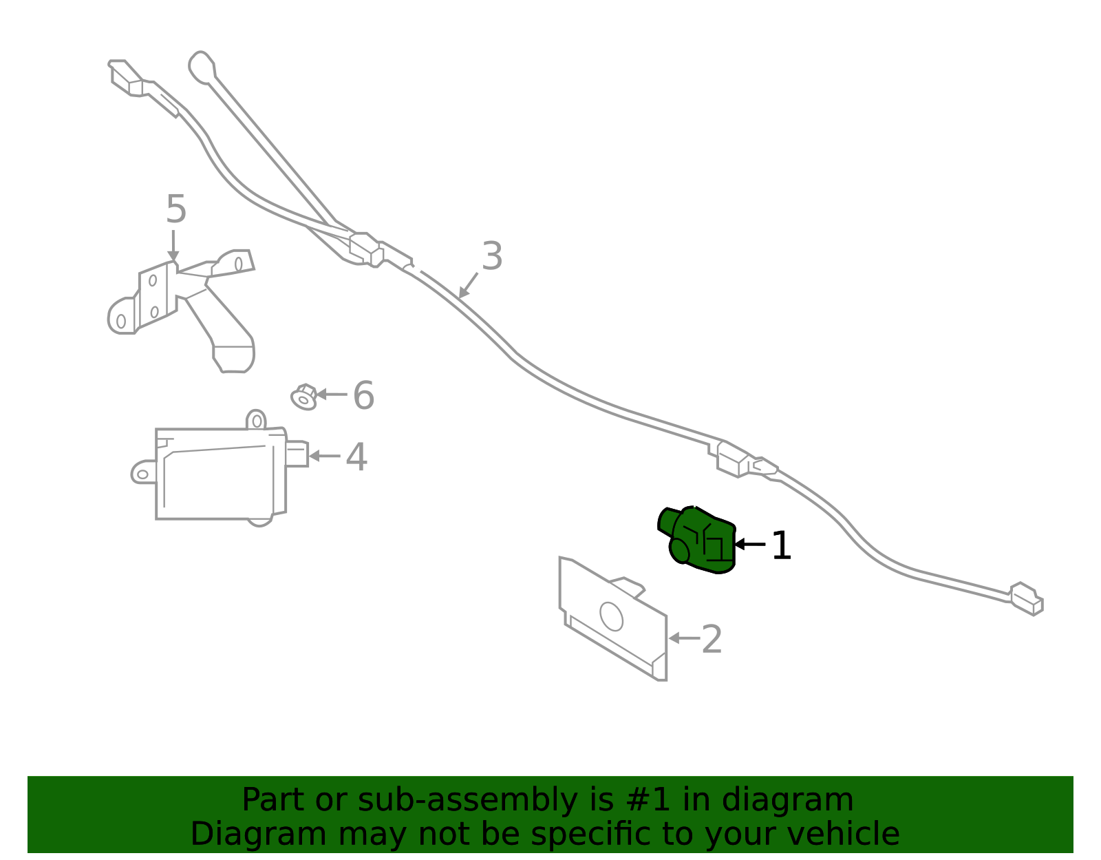 87621AL01A - 2017-2019 Subaru Outback - Park Sensor | Subaru Parts HQ