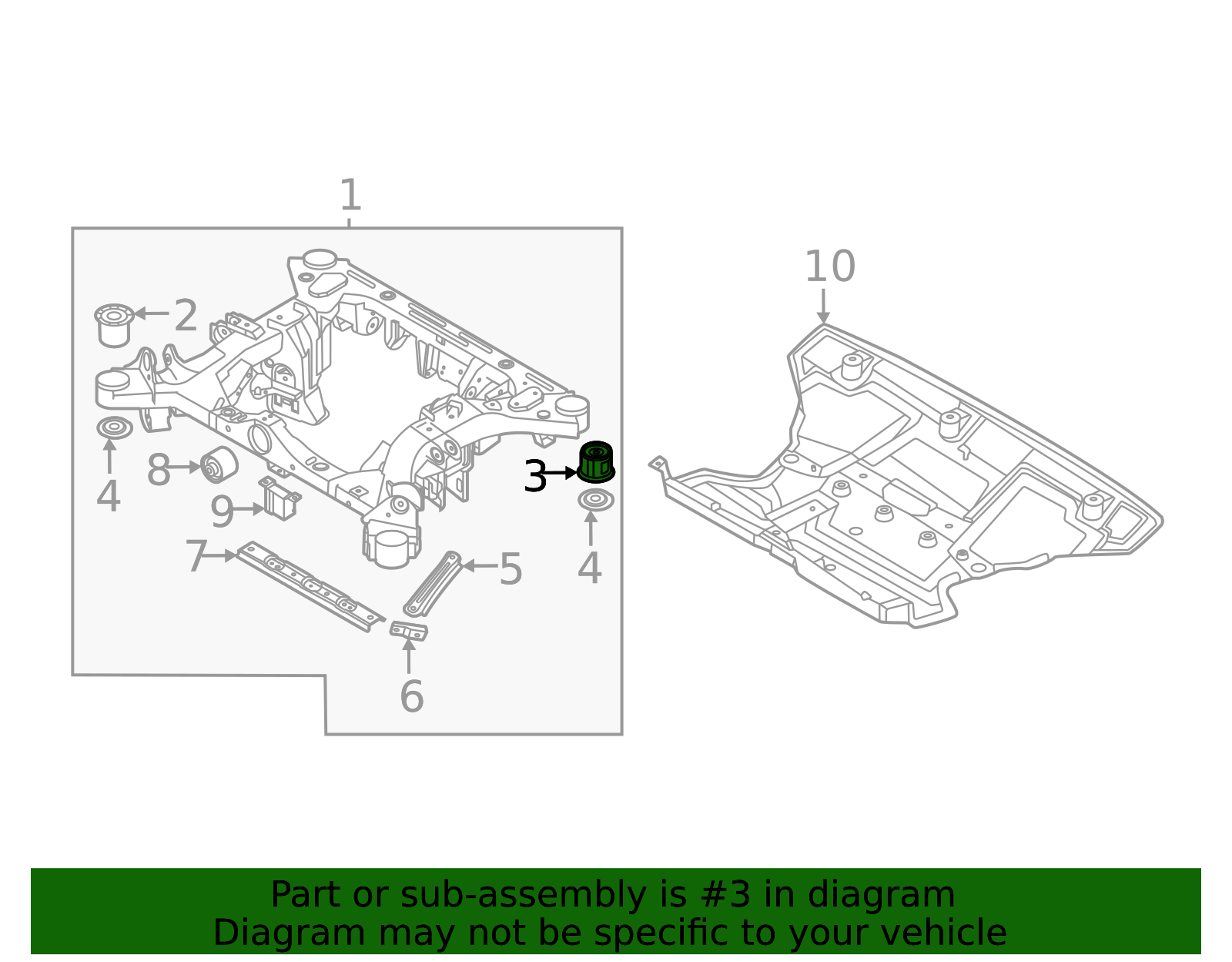 55483-GI000 - Carrier Bushing 2022-2025 Kia EV6 | Kia.Parts Store