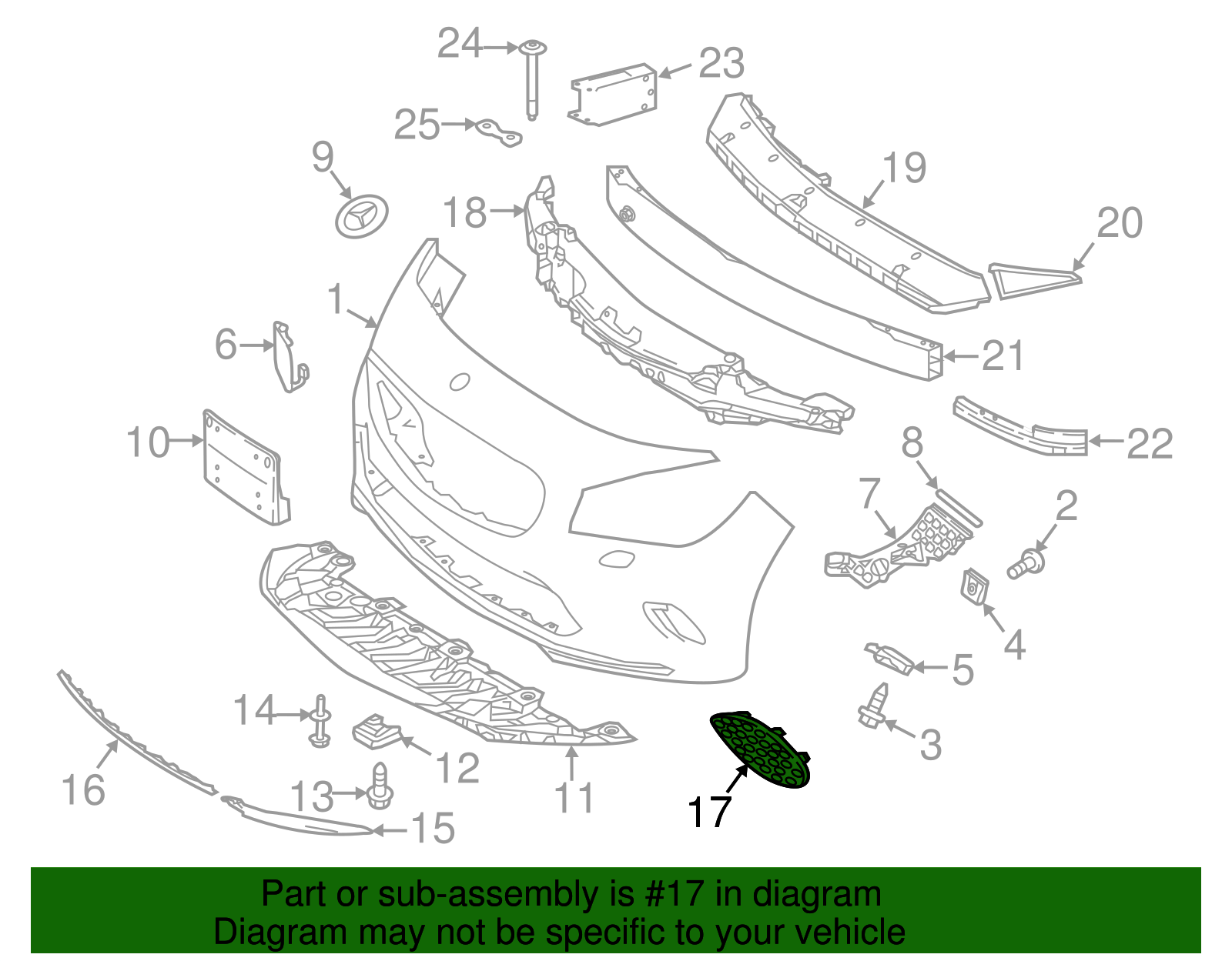 117-885-23-00 - Side Cover 2017-2019 Mercedes-Benz CLA 250 | Mercedes ...