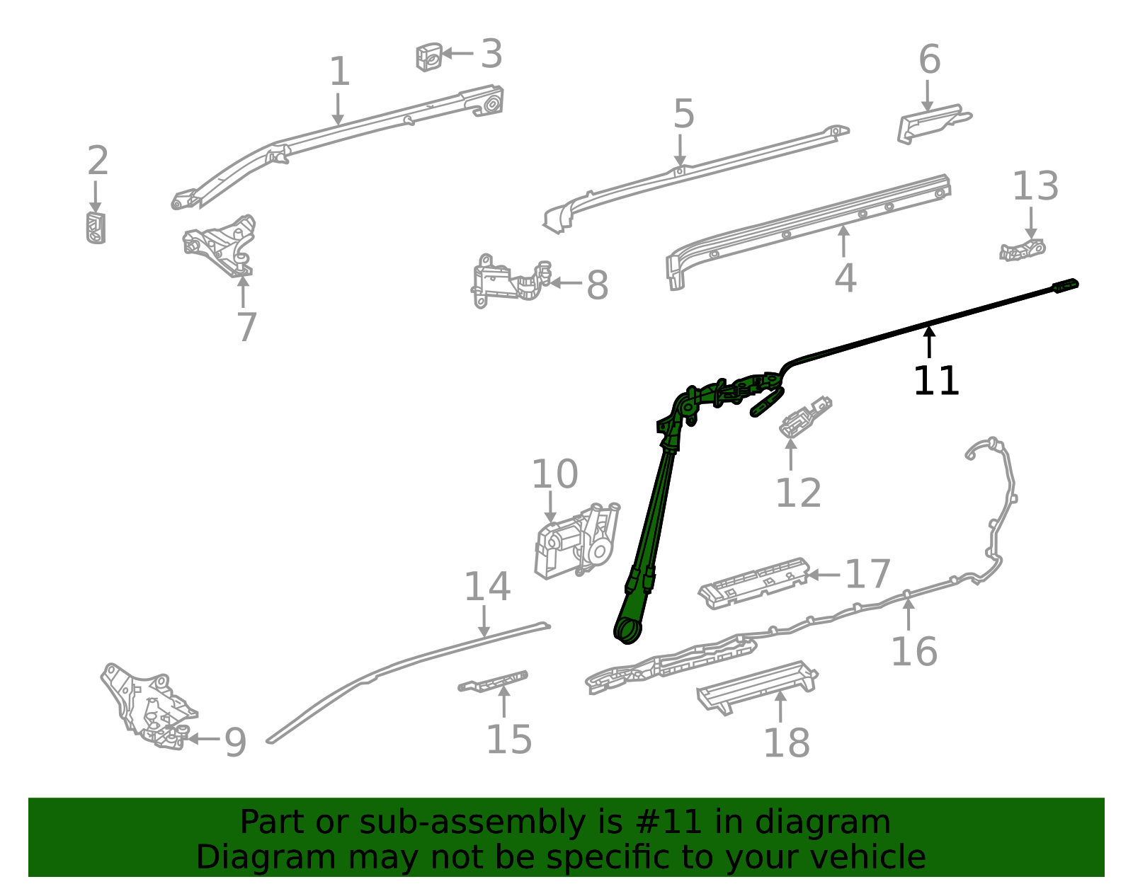 2021-2025 Toyota Sienna Sliding Door Lock Actuator Cable 85016-08020 ...