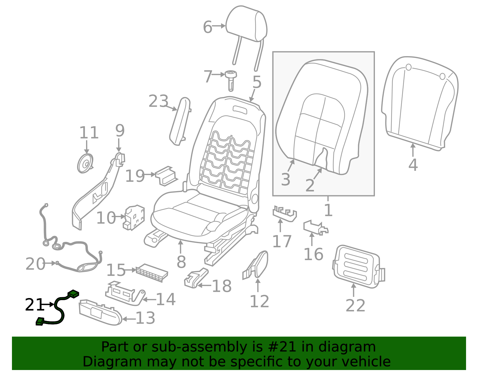 87069-5DA0A - High-Quality Power Seat Control Module Connector for ...