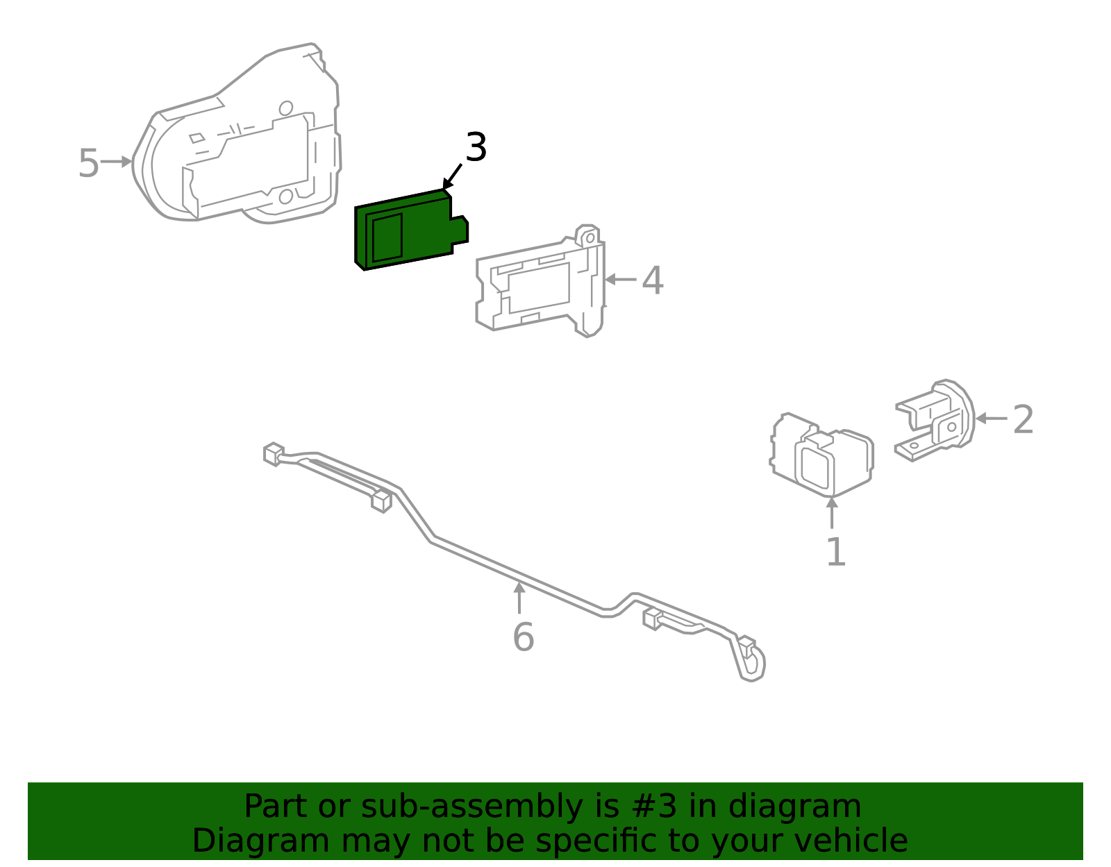 36936-T6Z-A12 - Radar Assembly L - 2017-2020 Honda Ridgeline | Genuine ...