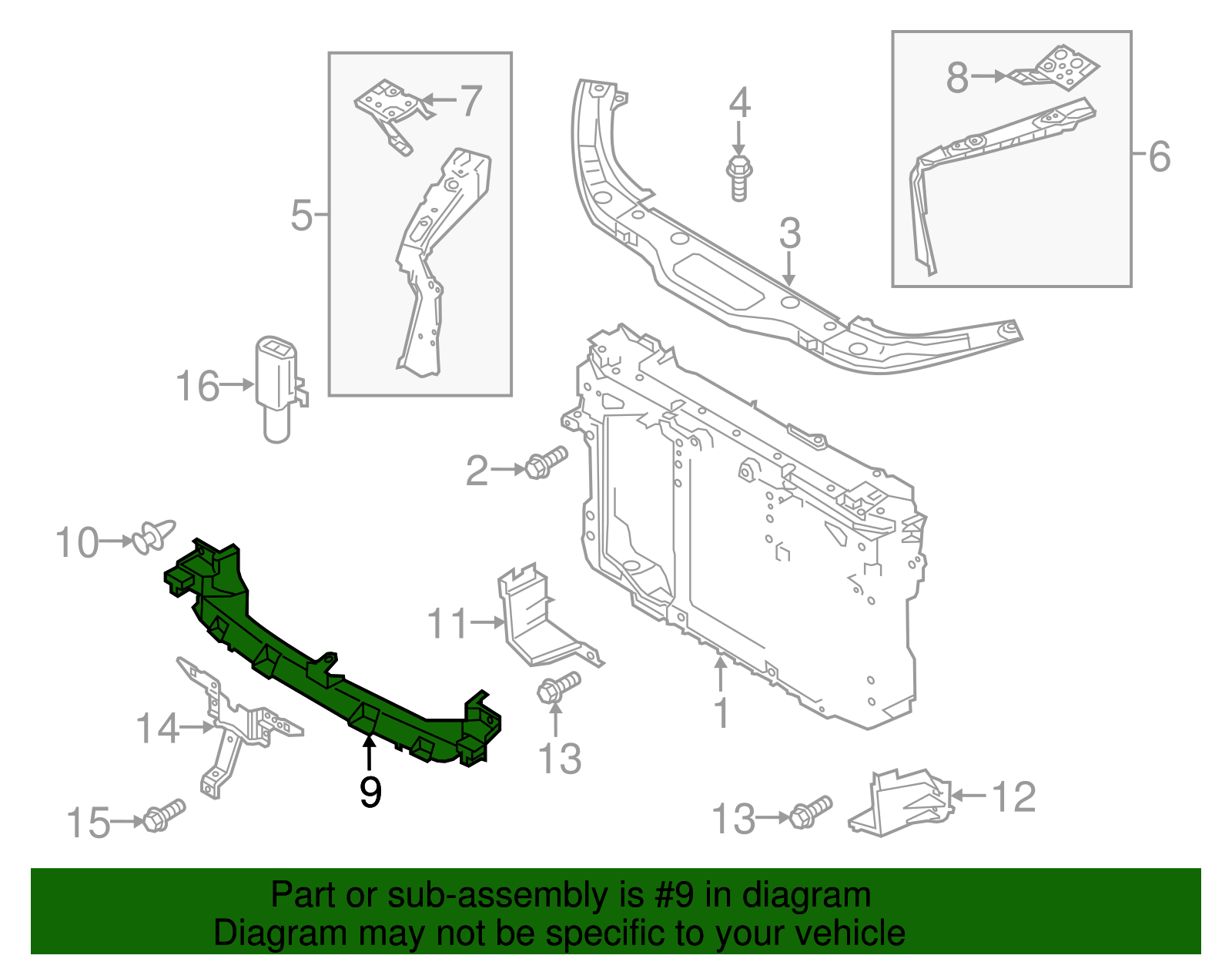 KD45-50-1C0 - Support Plate - 2013-2016 Mazda CX-5 | Mazda Swag