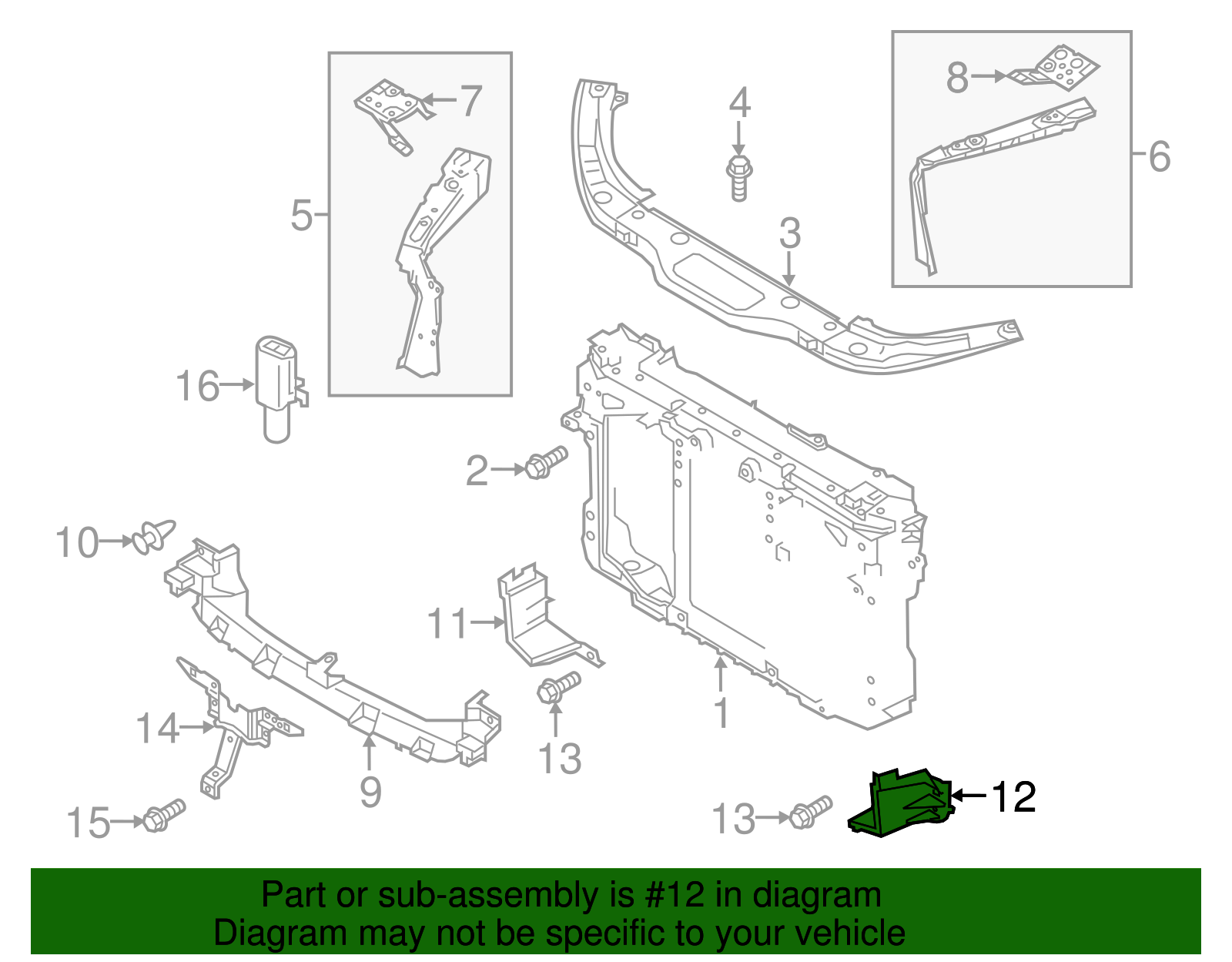 KD45-50-1V1A - Seal Plate - 2013-2016 Mazda CX-5 | Mazda Parts Factor