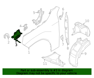 41-35-5-A7A-528 - High-Quality Fender Bracket for 2025 BMW X3 ...