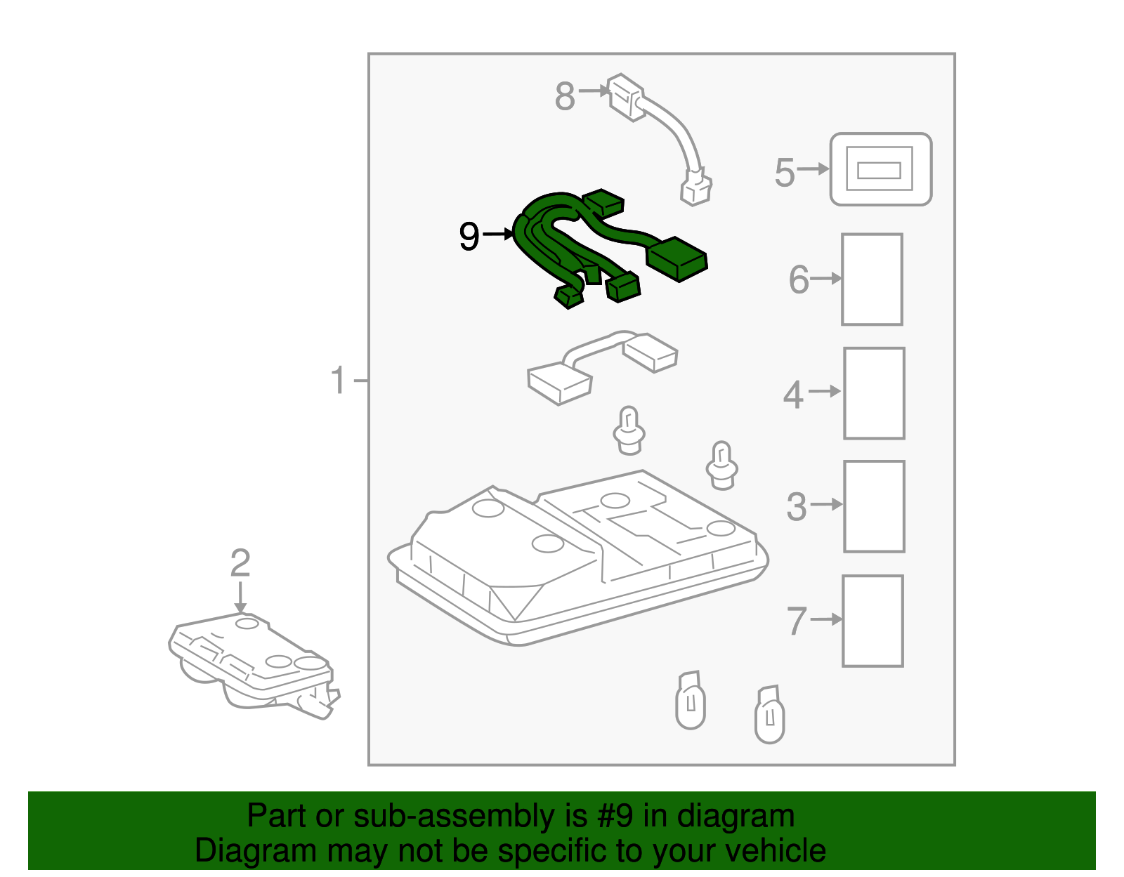 2014-2019 Toyota 4Runner Wire 82172-35120 | Toyota Parts Center