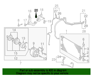 2011-2024 Mitsubishi Engine Intake Manifold Bolt MF911354 | Mitsubishi ...