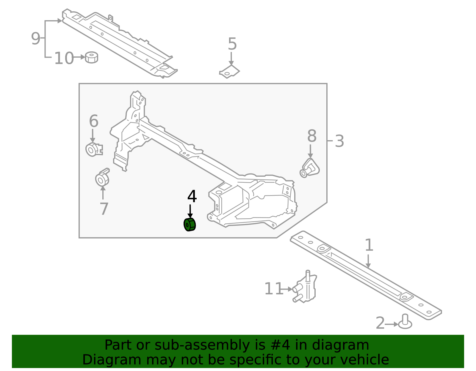 Genuine OEM Ford Part - Headlamp Assembly Nut W705557-S439 | Genuine ...