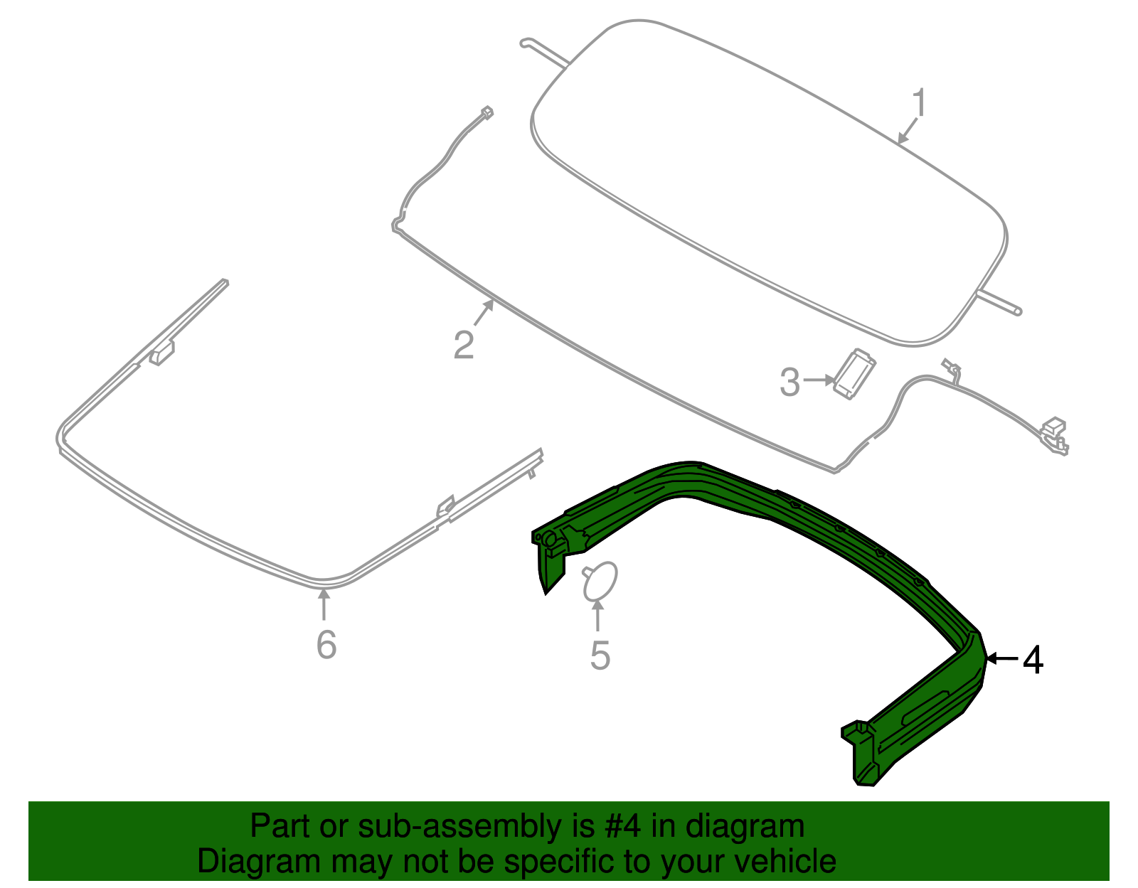 2015-2025 Ford Mustang Trim Cover FR3Z-7654602-C | Miracle Ford Parts
