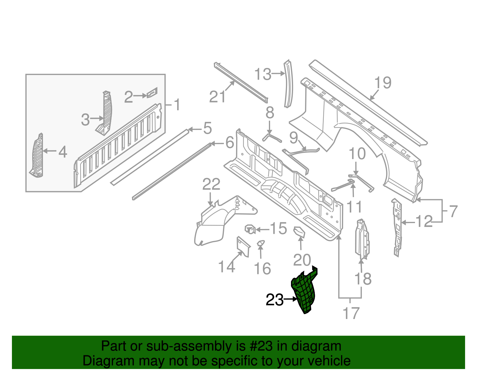 2004-2015 Nissan TITAN Liner 93831-ZJ00A | Team Nissan Inc.