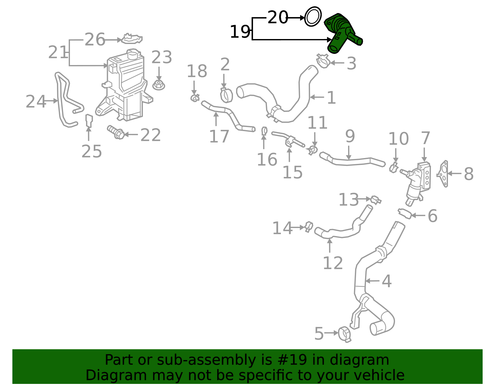 16031-25040 - High-Quality Thermostat Housing for 2021-2025 Toyota ...