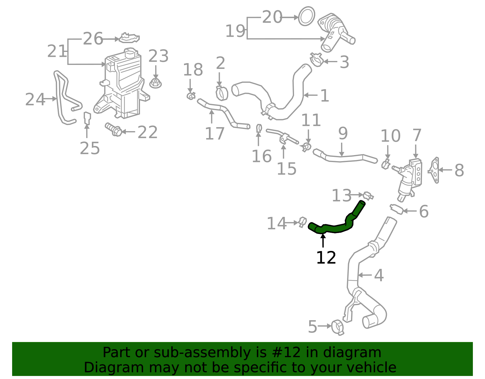87209-0R190 - Heater Hose 2019-2025 Toyota | Toyota San Diego Parts