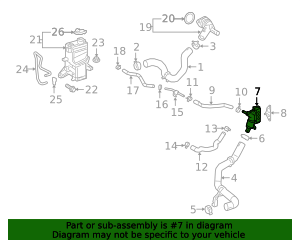 2018-2025 Toyota Water Outlet 16331-25030 | Lithia Toyota Parts