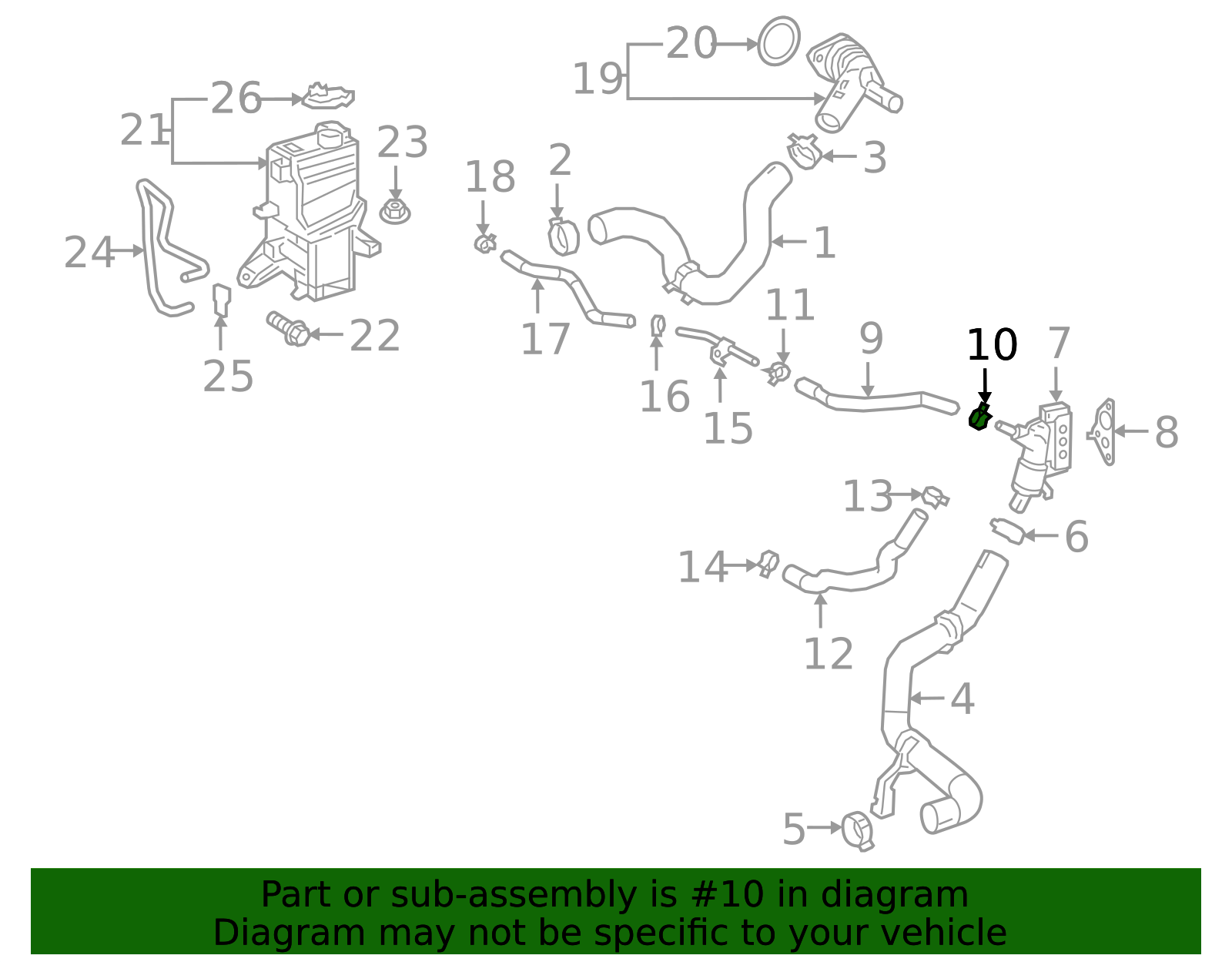 Genuine Official Toyota By-Pass Hose Clamp part# 96138-41501 for 2019 ...