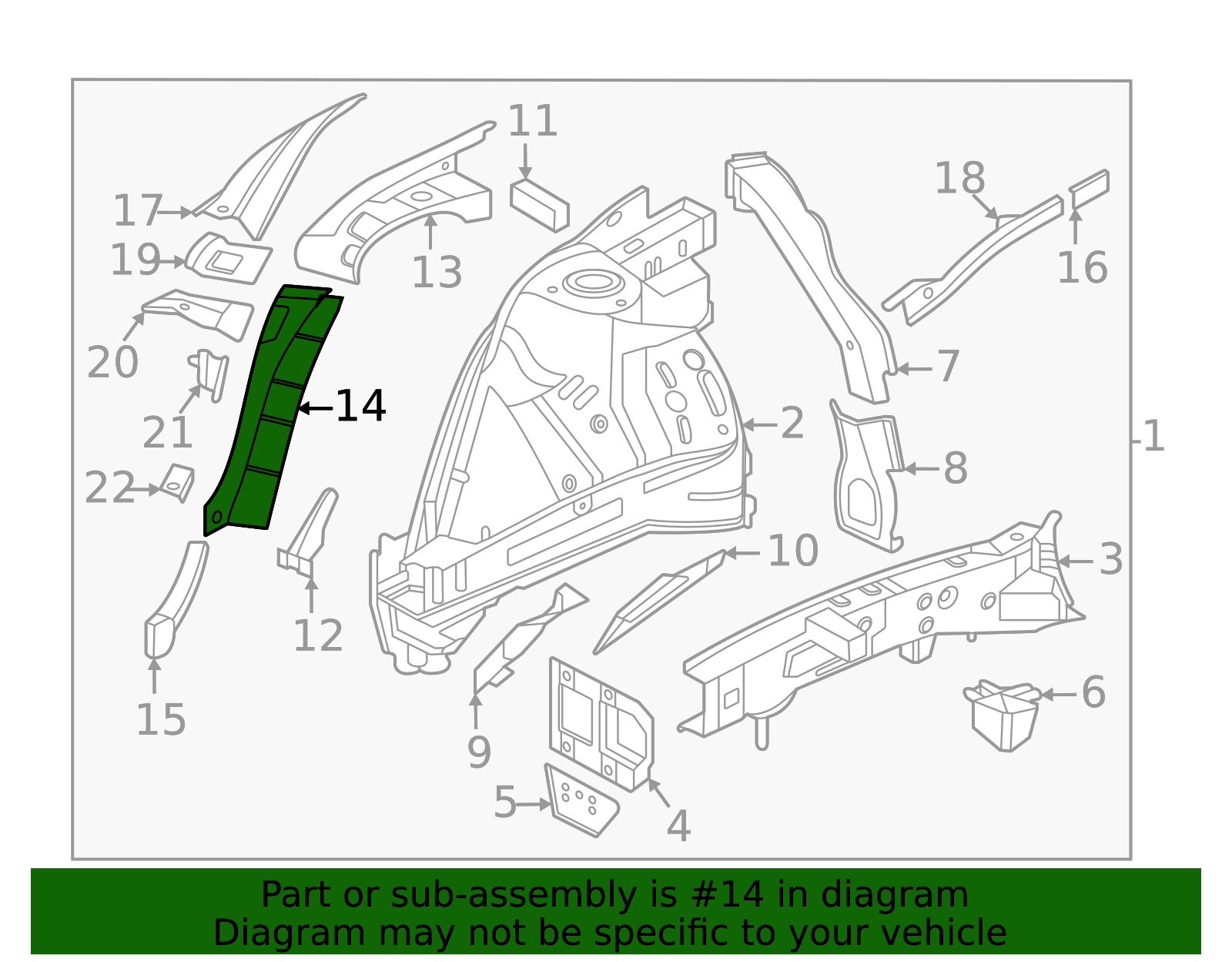 2022-2025 Hyundai Ioniq 5 Apron Reinforced 64523-GI000 | MotorMotor