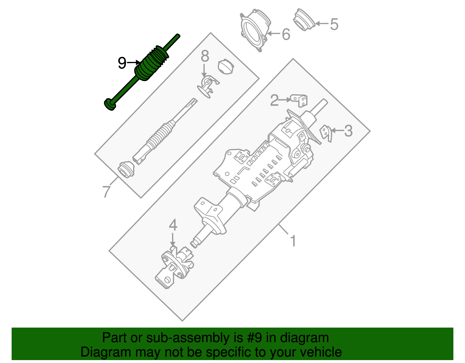2005-2025 Nissan Intermediate Shaft 48080EA00A | Nissan Canada