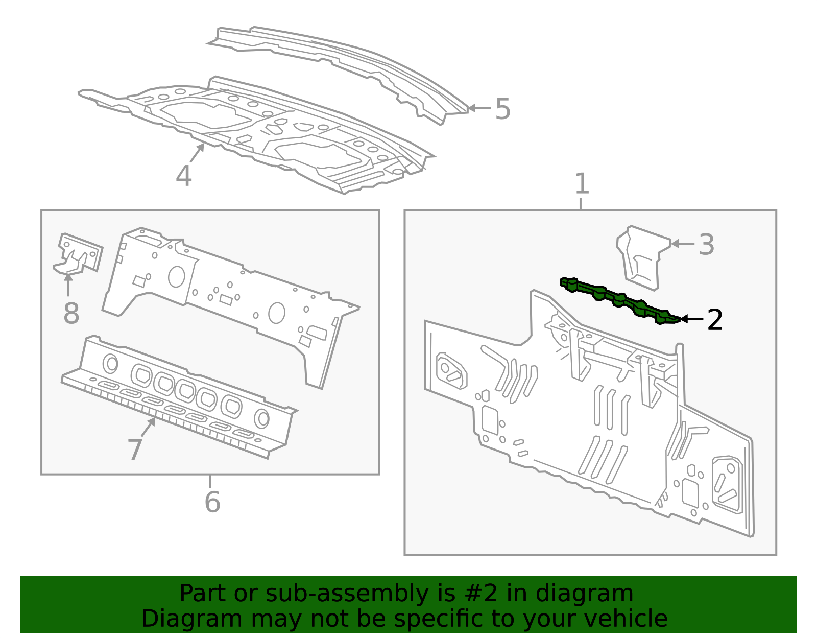 23150898 - Rear Bumper Fascia Bracket Chevrolet Parts Direct