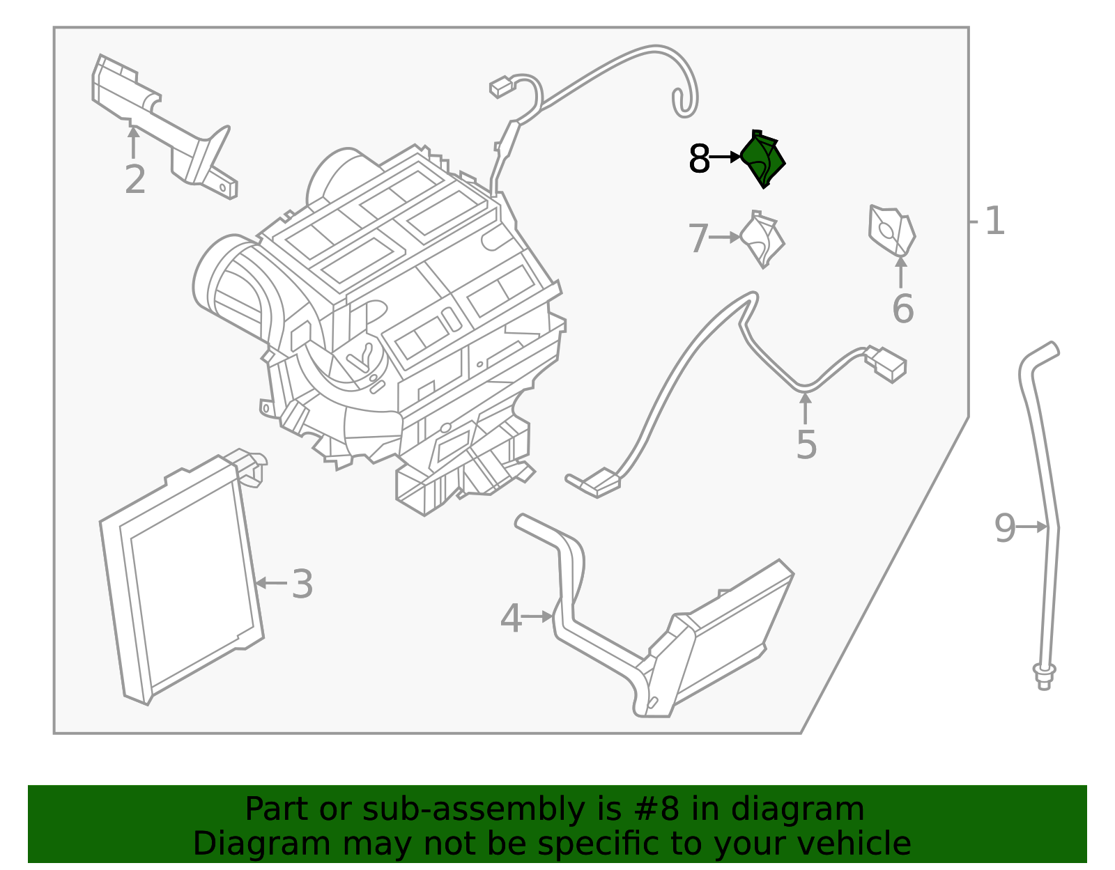 2019-2025 Nissan Temp Door Actuator 27732-5NA1A | Nissan Parts Plus