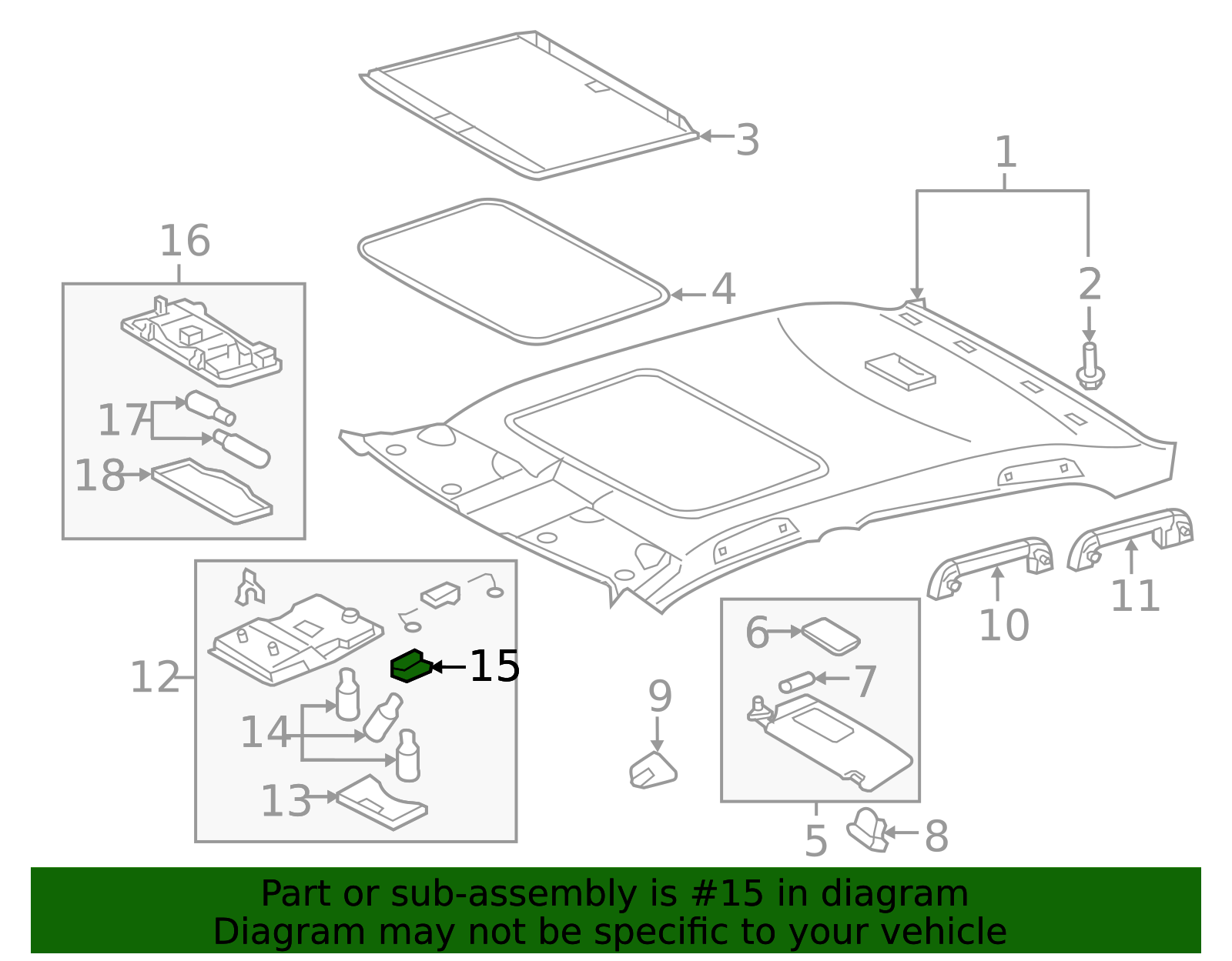 84862-AA030-A0 - High-Quality Sunroof Switch for 2002-2012 Toyota ...