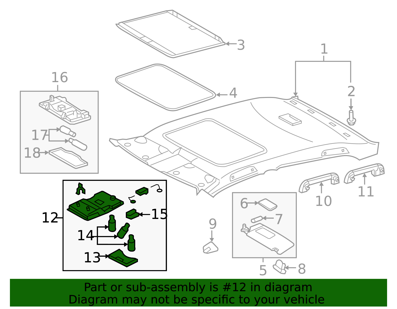 2005-2007 Toyota Avalon 2005-2007 Toyota Avalon - Map Lamp Assembly ...