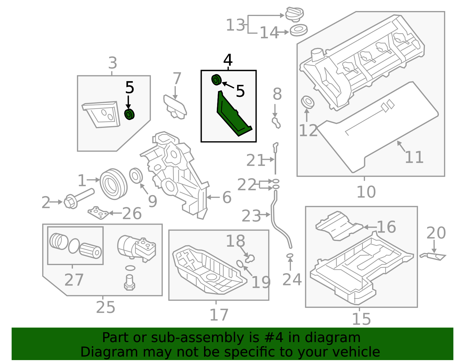 2009-2012 Hyundai Upper Timing Cover 21360-3F300 | MotorMotor
