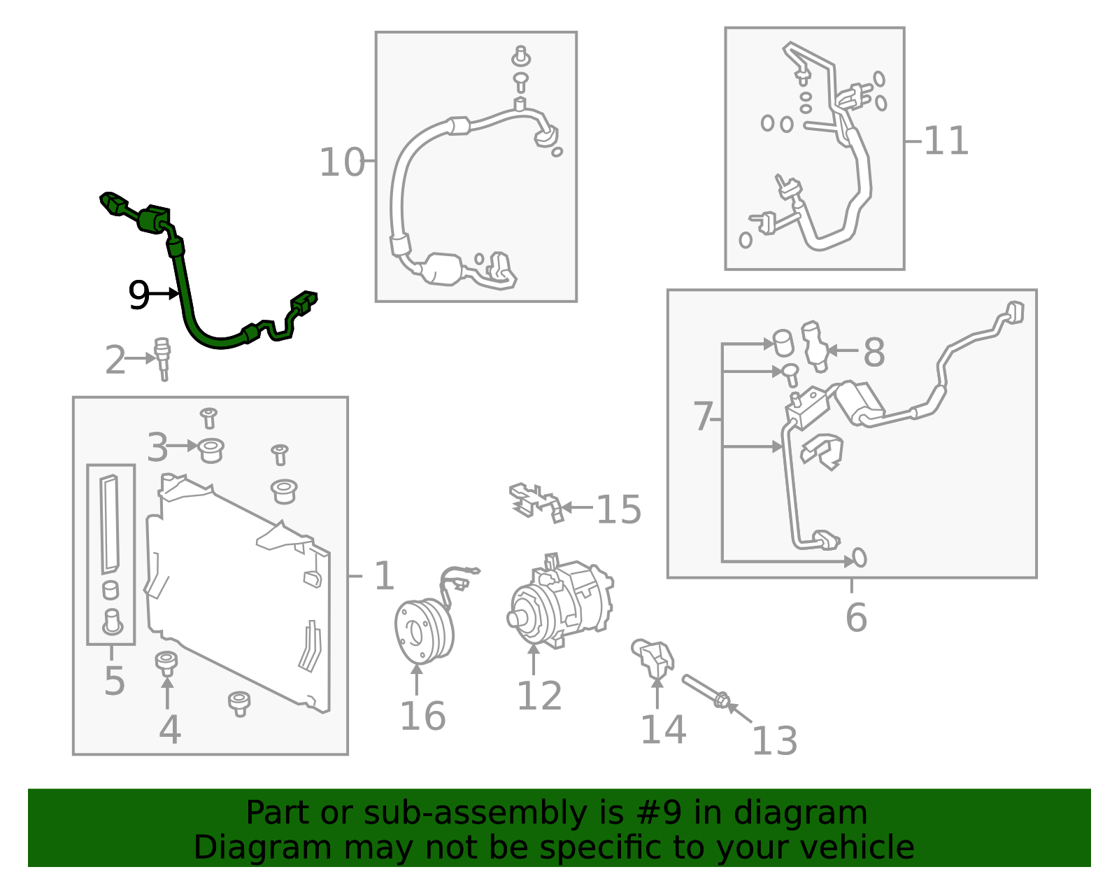2008-2009 Toyota Sequoia Discharge Hose 88711-0C140 | Toyota Parts Center