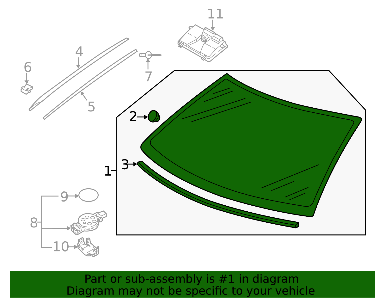 2022-2025 Volkswagen Jetta Windshield 17A-845-011-CP-NVB | OEM Parts Online