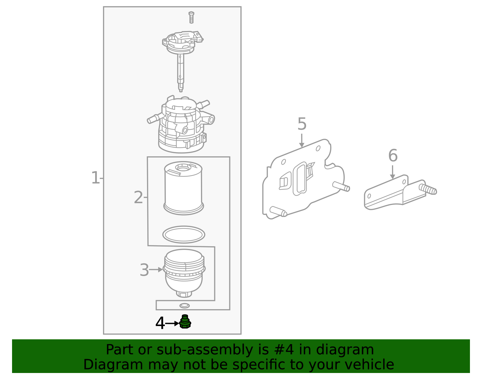 GM 84019468 Fuel Filter Drain Plug | Genuine GM & AC Delco OEM Parts ...