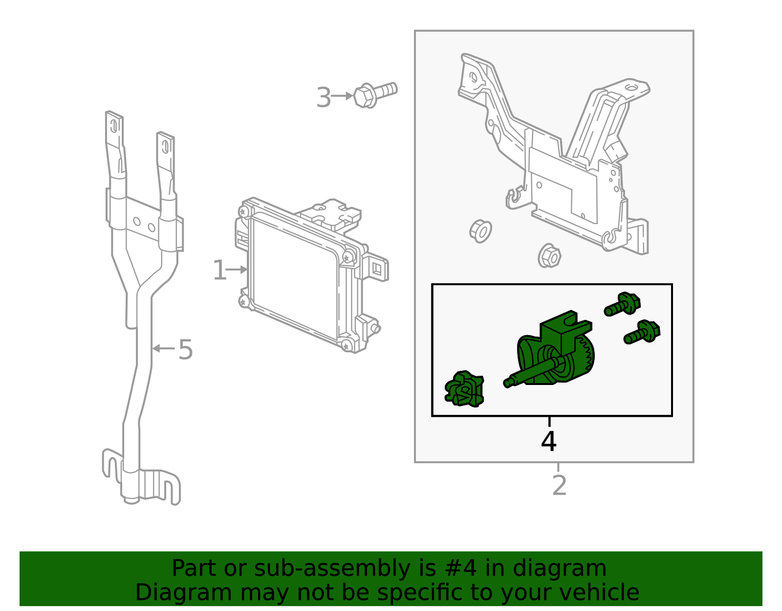36805-T5A-J01 - Aiming Assembly - 2018-2020 Honda | Genuine Honda Parts