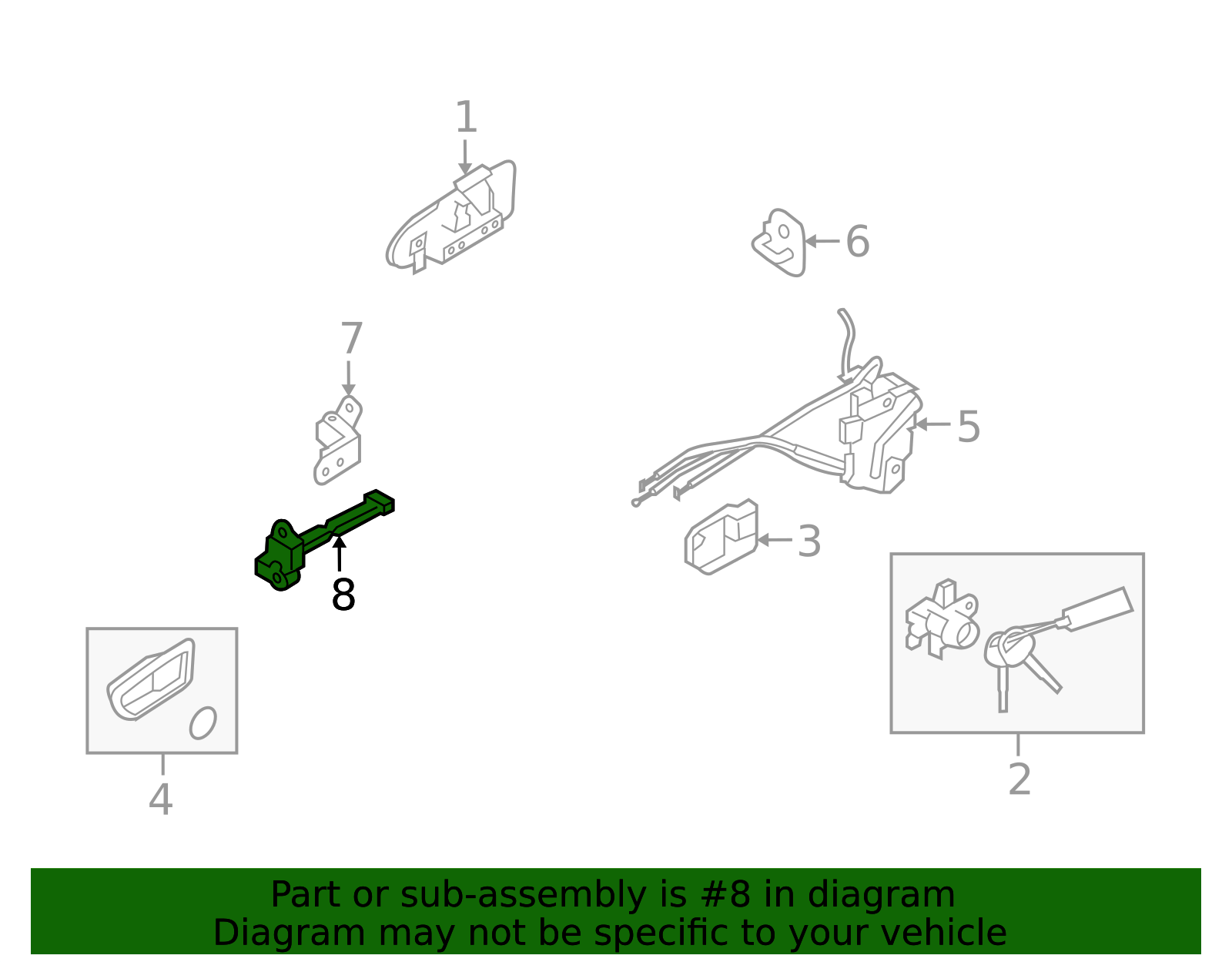 79390-2K000 - Door Check 2010-2013 Kia Soul | Kia.Parts Store