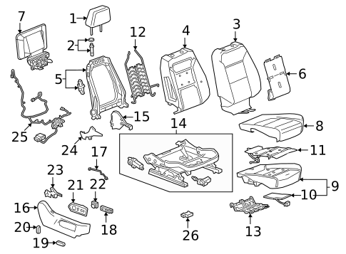 Lumbar Control Seats for 2025 Chevrolet Tahoe | GMPartsDirect.com