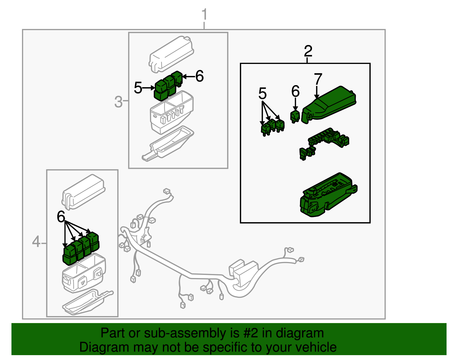 L142-66-760 - Fuse Box Main 2000-2001 Mazda MPV | Florida Mazda Parts
