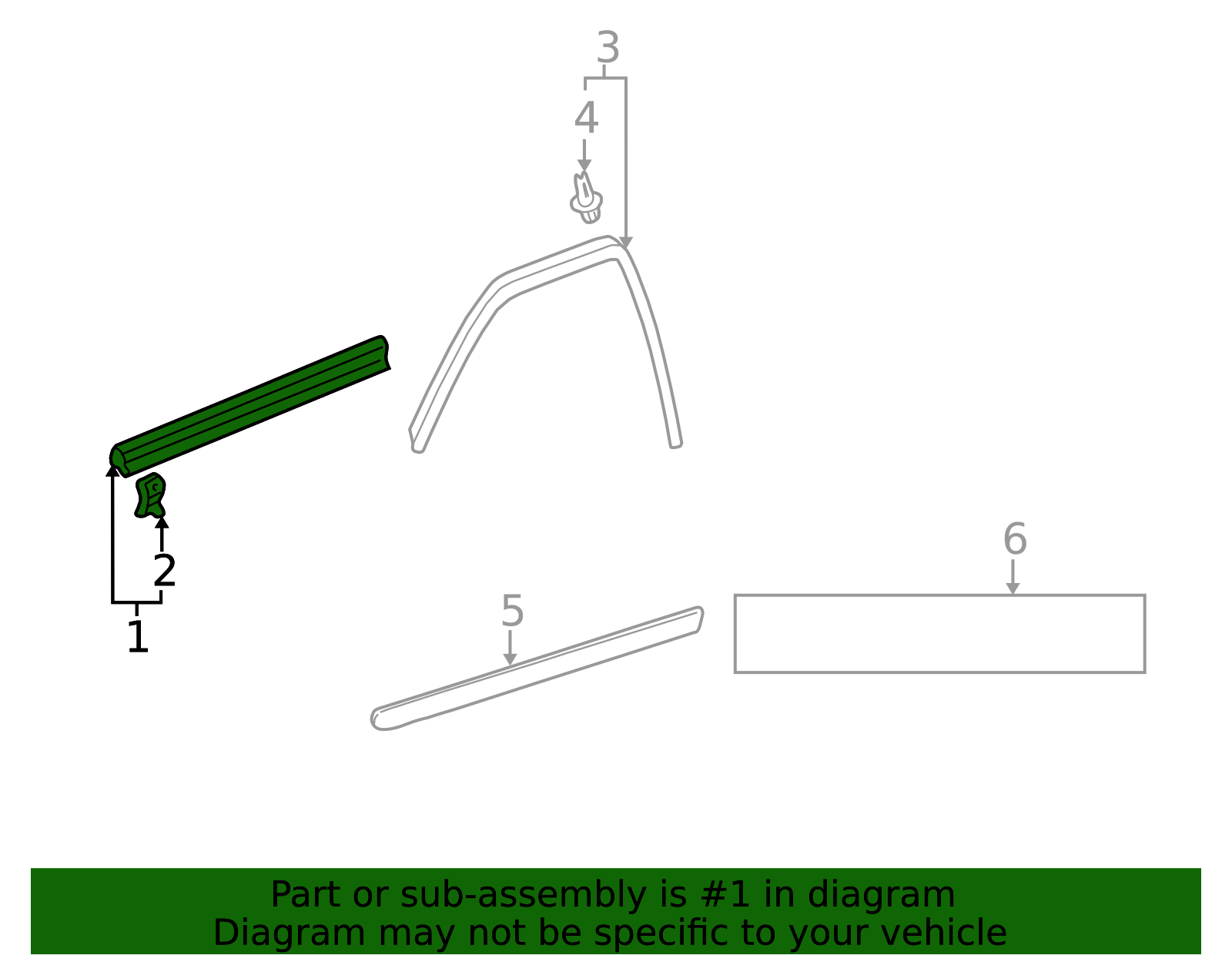 Genuine Official Toyota Door Window Belt Weatherstrip (Right, Front ...