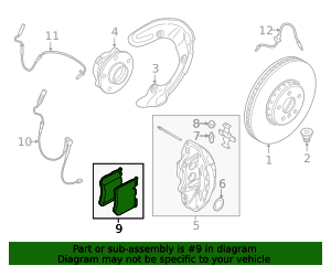 34-10-6-889-266 - Brake Pads Front 2019-2024 BMW | BMWPartsDirect.com
