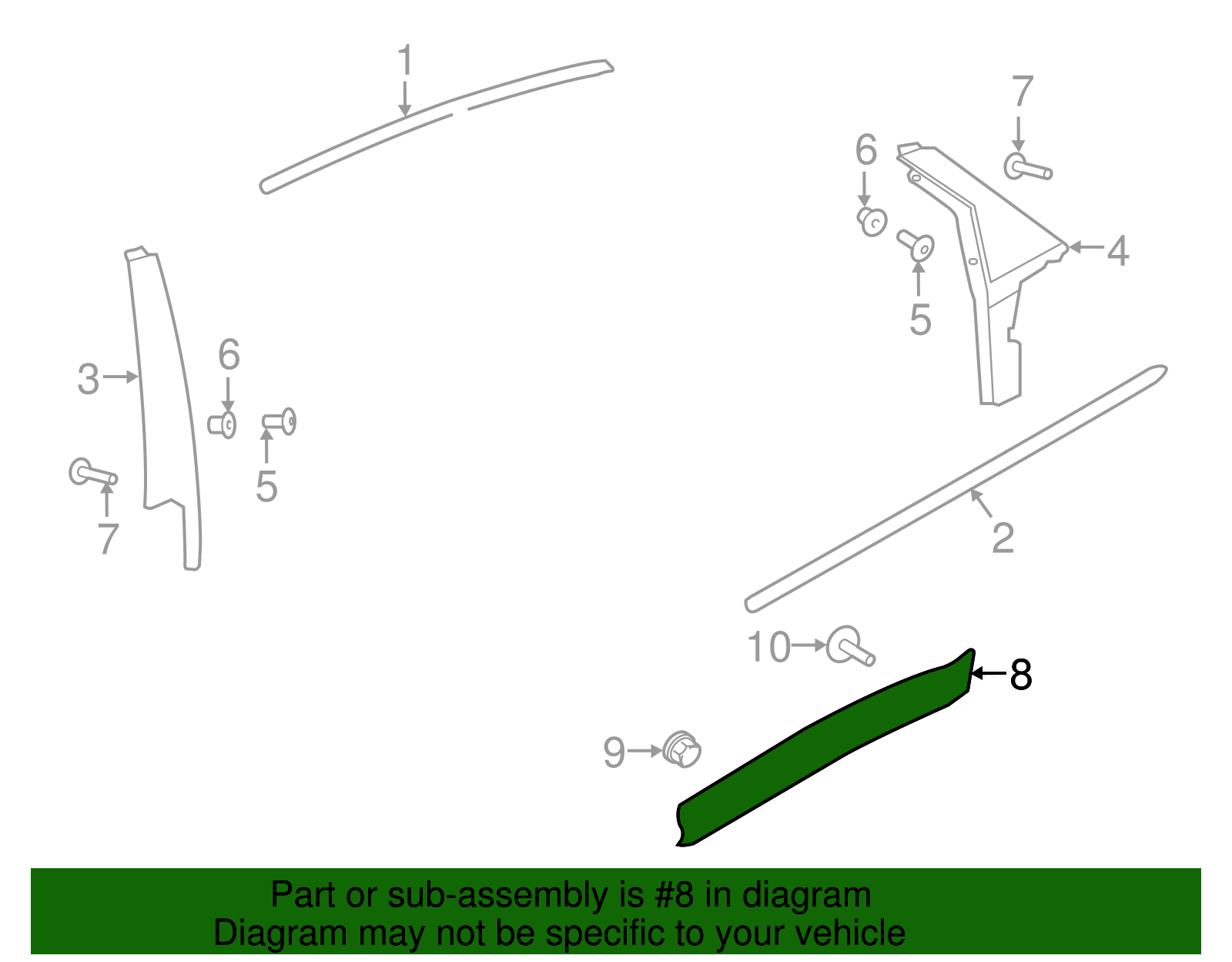 2017-2020 Jaguar F-Pace Lower Molding T4A13122 | Haper Jaguar Parts