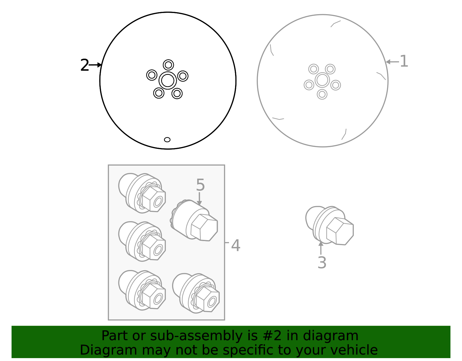 Genuine OEM Wheel, Alloy Part# LR174447 Fits 2020-2023 Land Rover: Up ...